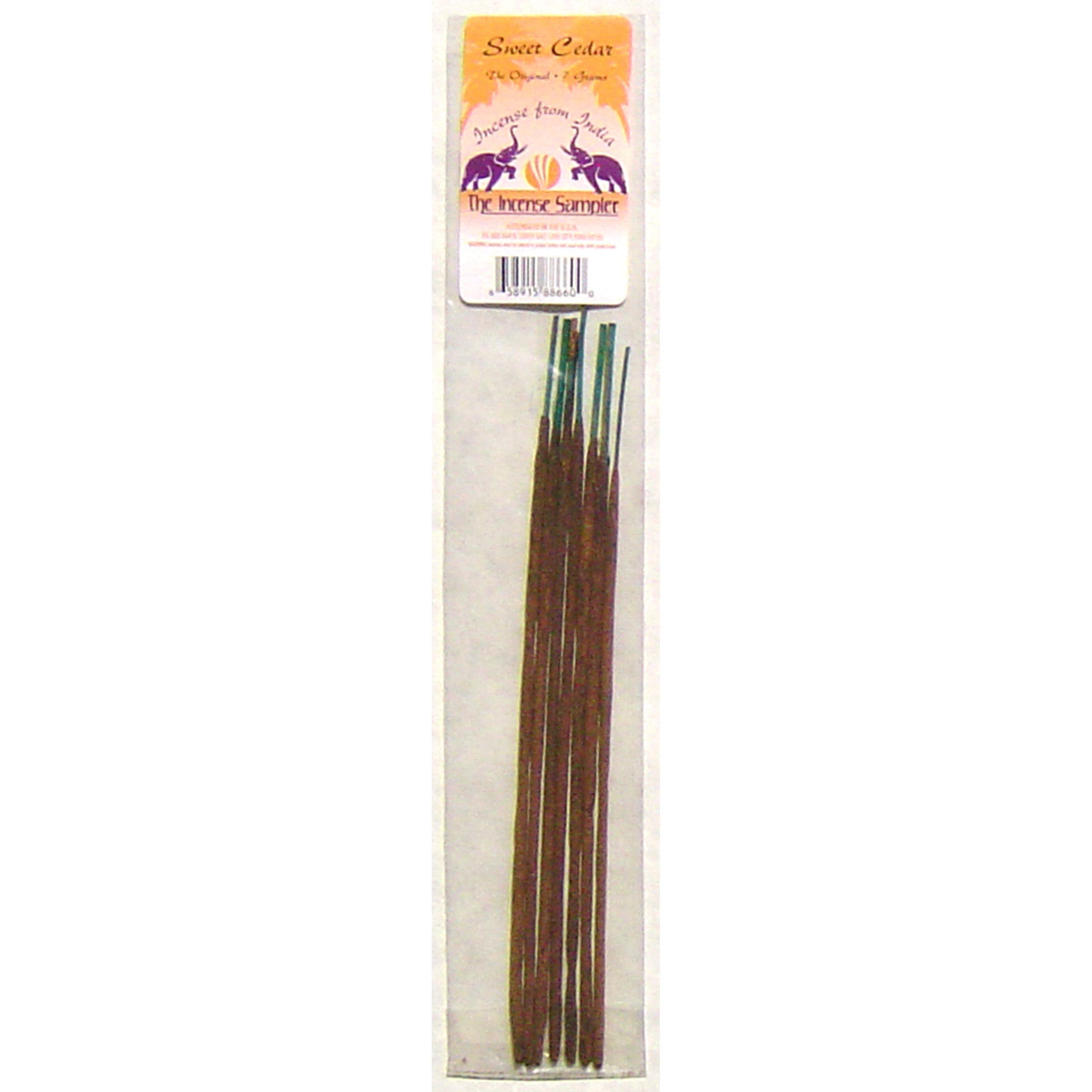 Incense From India - Sweet Cedar – The Incense Guru